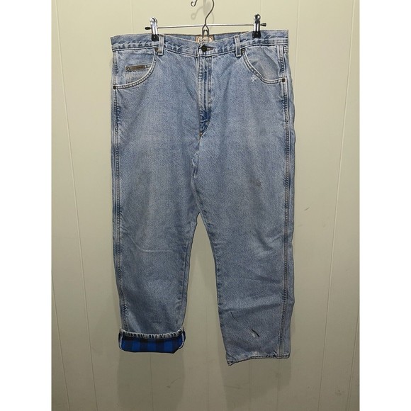 schmidt | Jeans | Schmidt Workwear Jeans Mens 38x3 Flannel Lined ...